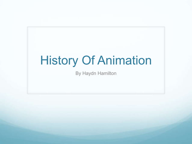 Animation time line presentation | PPT