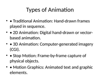 Animation History, Todays and It's Future | PPTX
