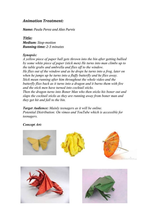 Animation treatment | PDF