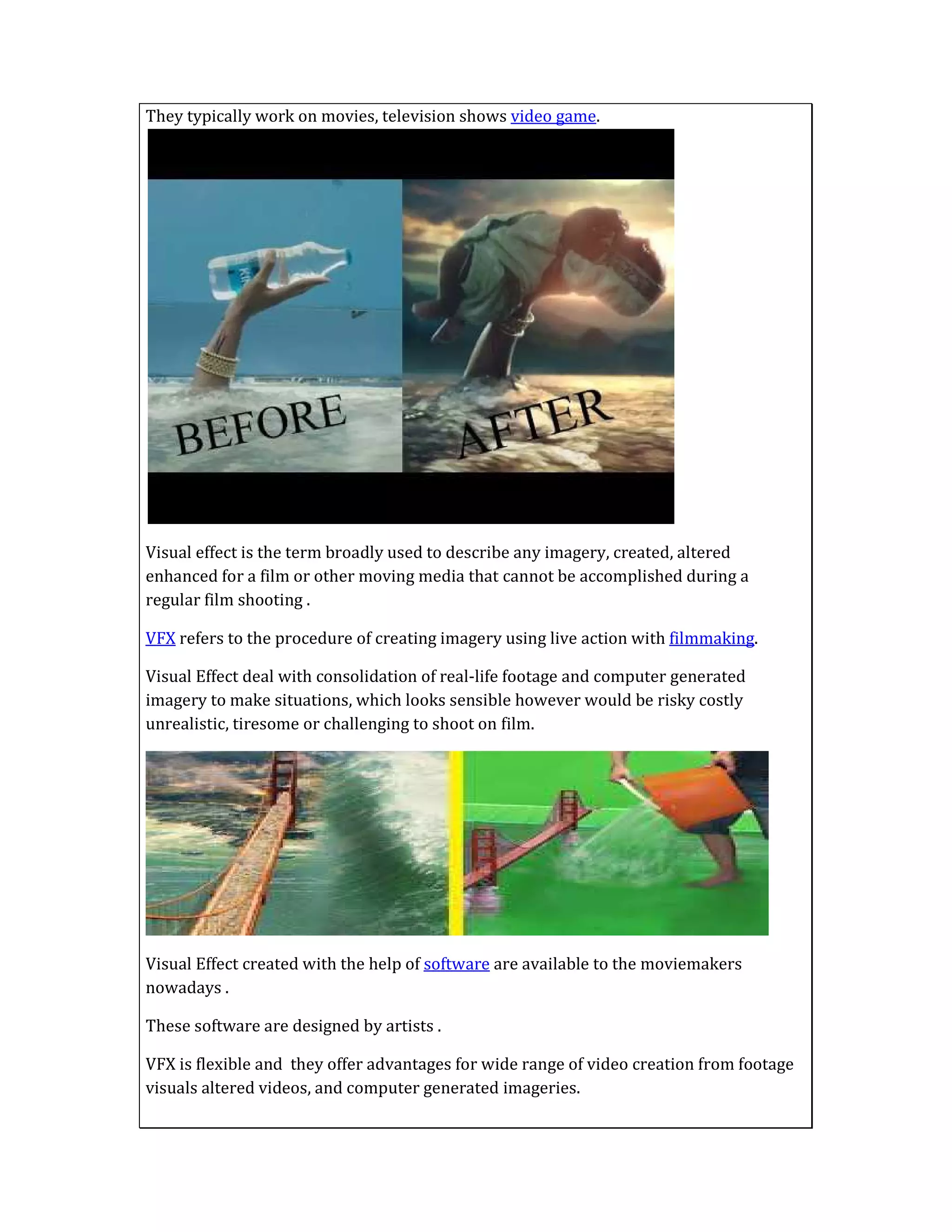 Animation OR Visual Effects Choose The Promising Career | PDF