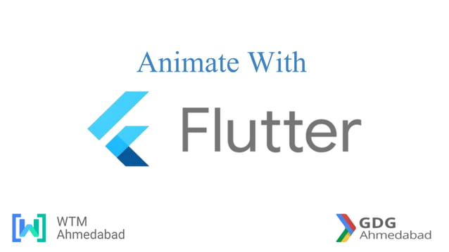Animation With Flutter.pptx | Computer Animation | Computer Software and Applications