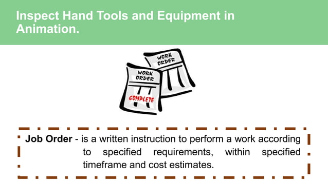 ANIMATION wk2b - Inspect Hand Tools and Equipment in Animation | PPTX