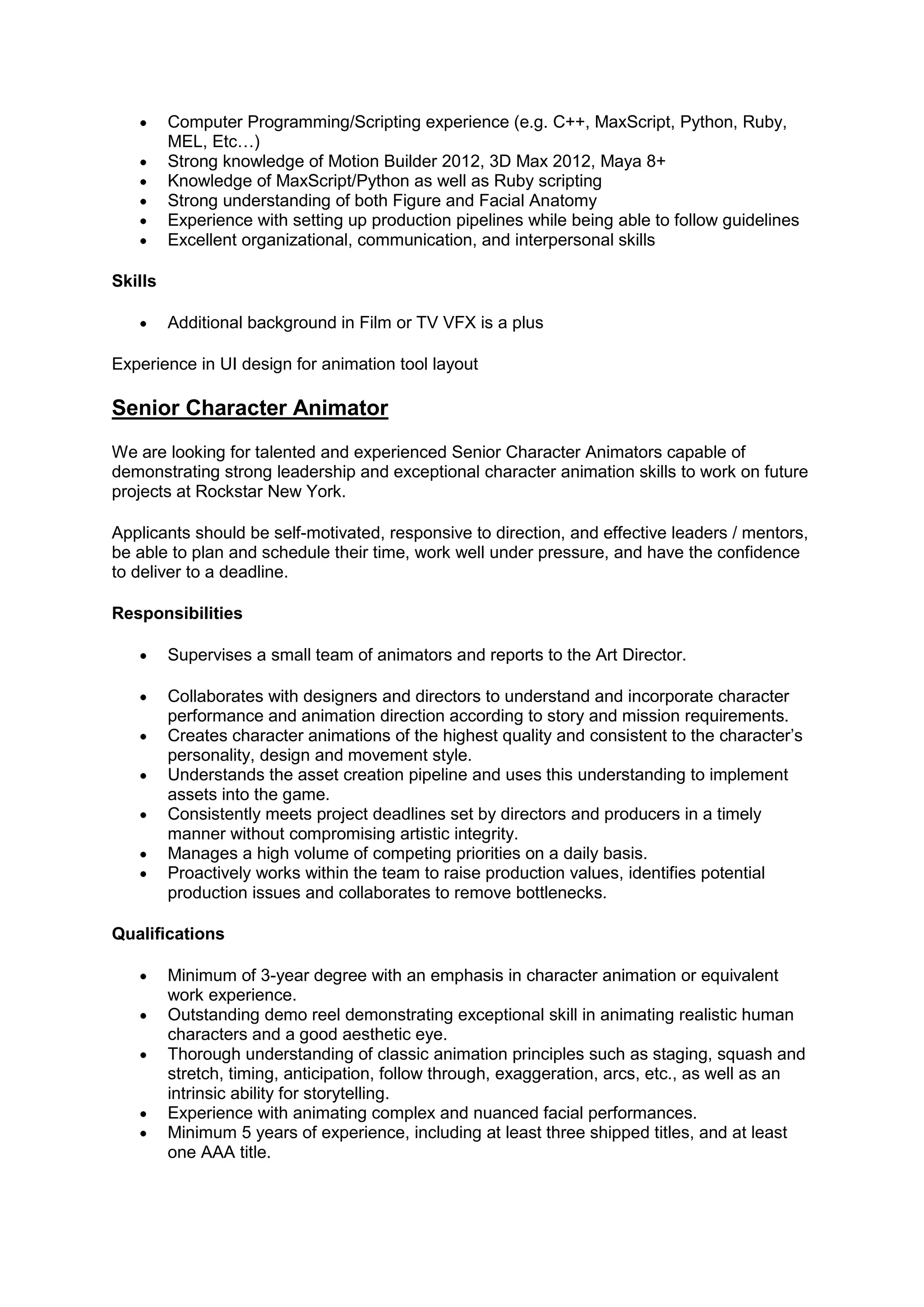 Animator | DOCX