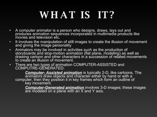 Computer Animator | PPT