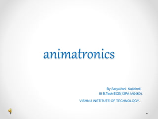 Animatronics presentation | PPT