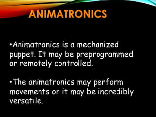 Animatronics-ppt | PPTX