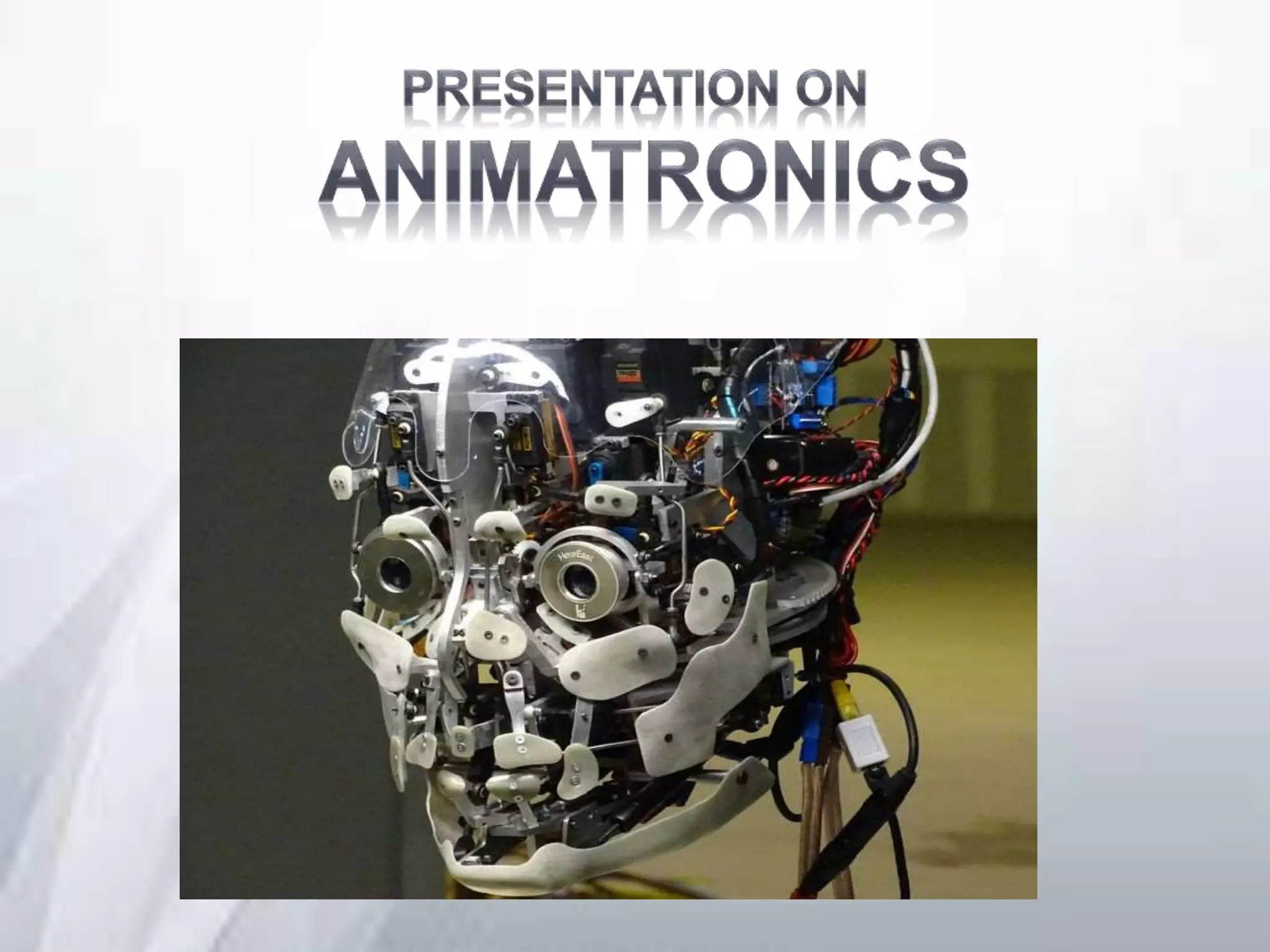 Animatronics presentation | PPTX