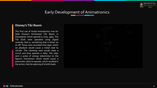 Animatronics Presentation | PPTX | 3-D Graphics | Computer Software and ...