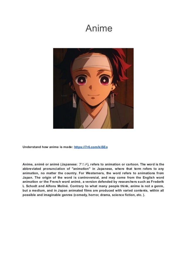 What is anime and how is it made? | PDF