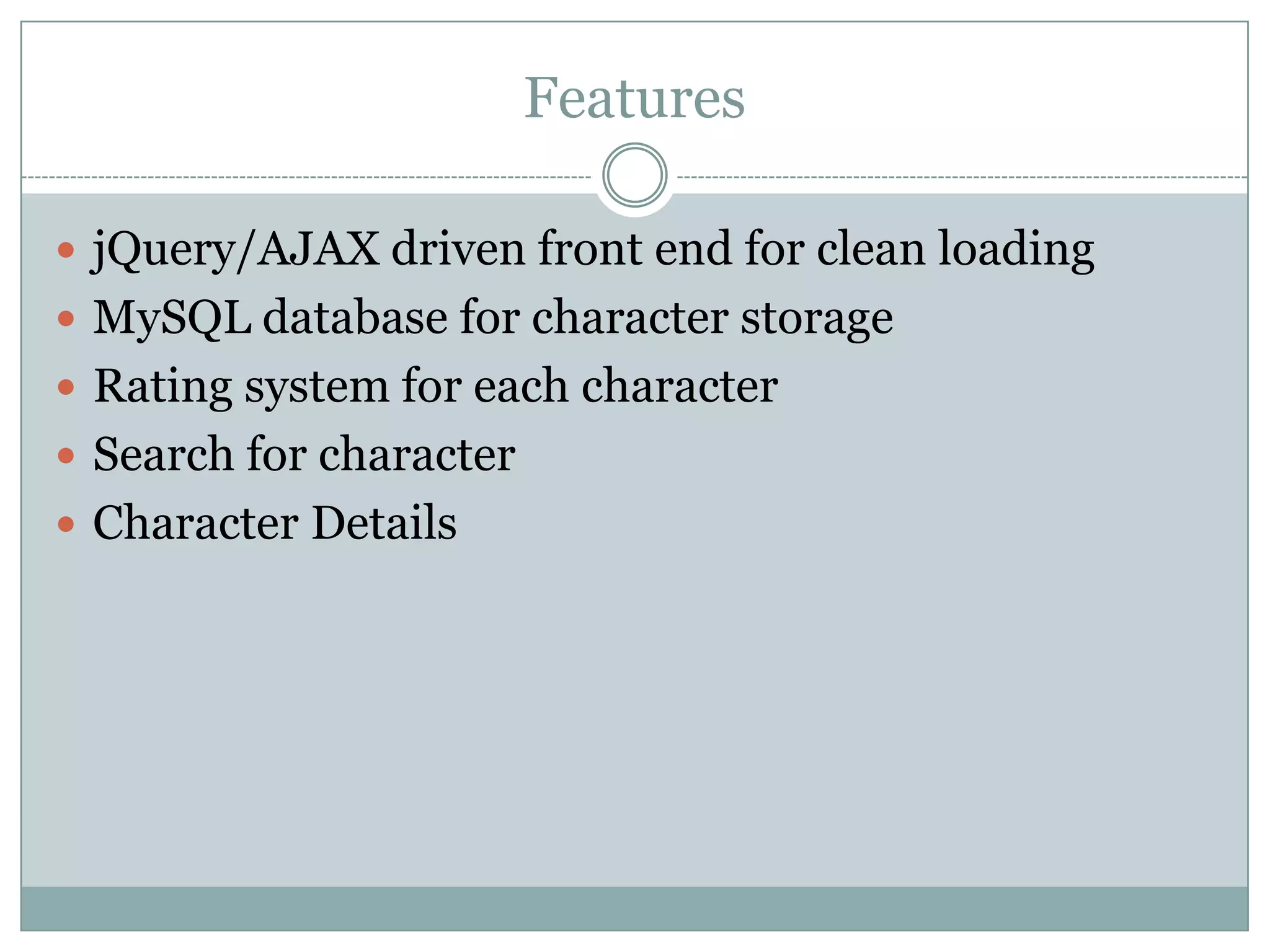 Anime character database | PPT