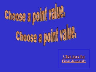 Anime jeopardy | PPT