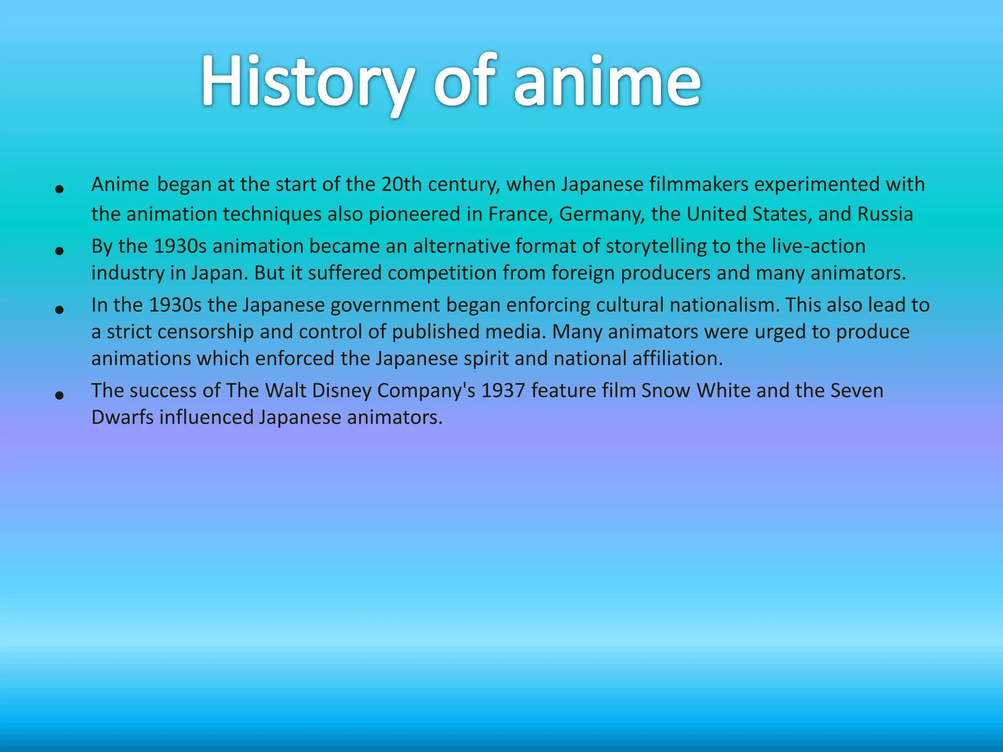 Anime presentation | PPTX