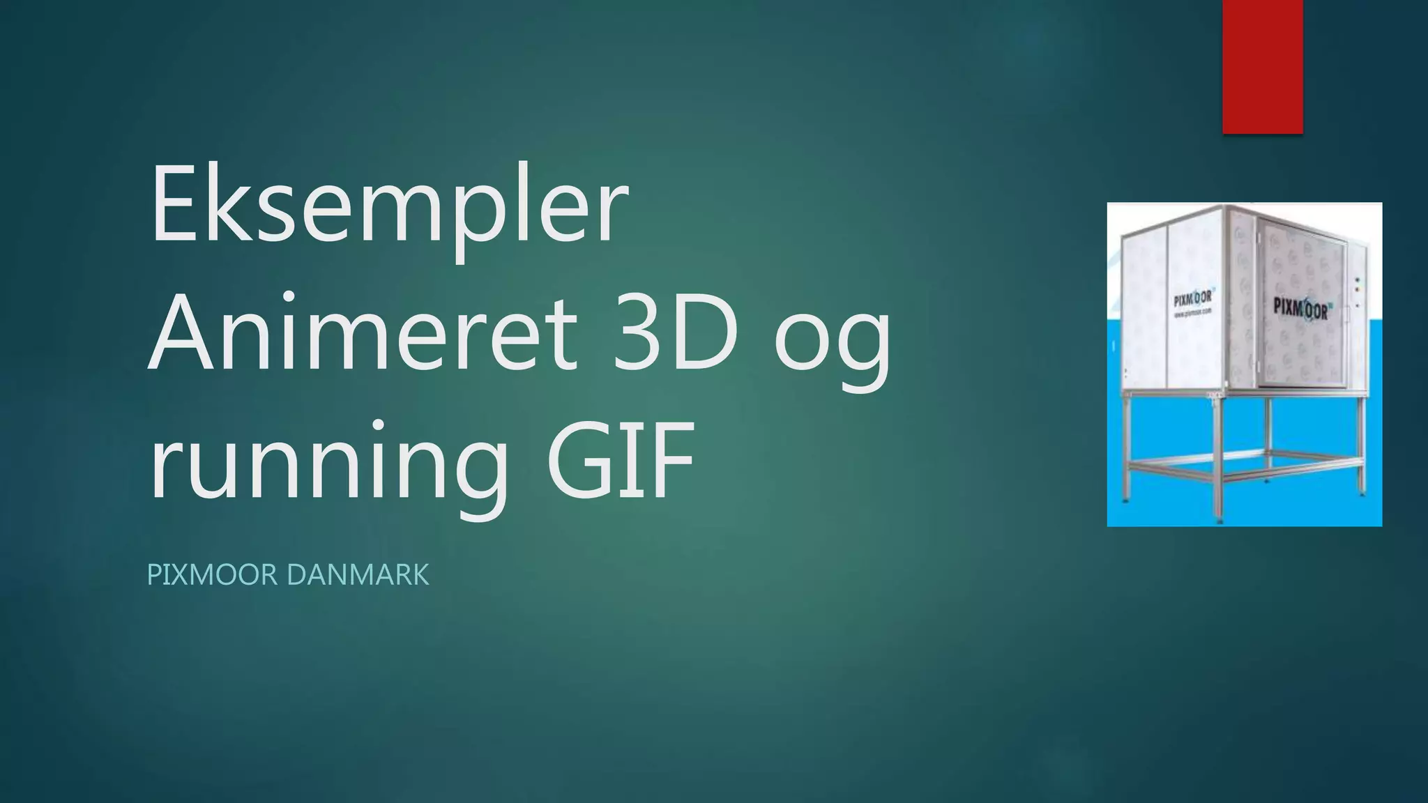 Animated GIF and 3D product video | PPTX