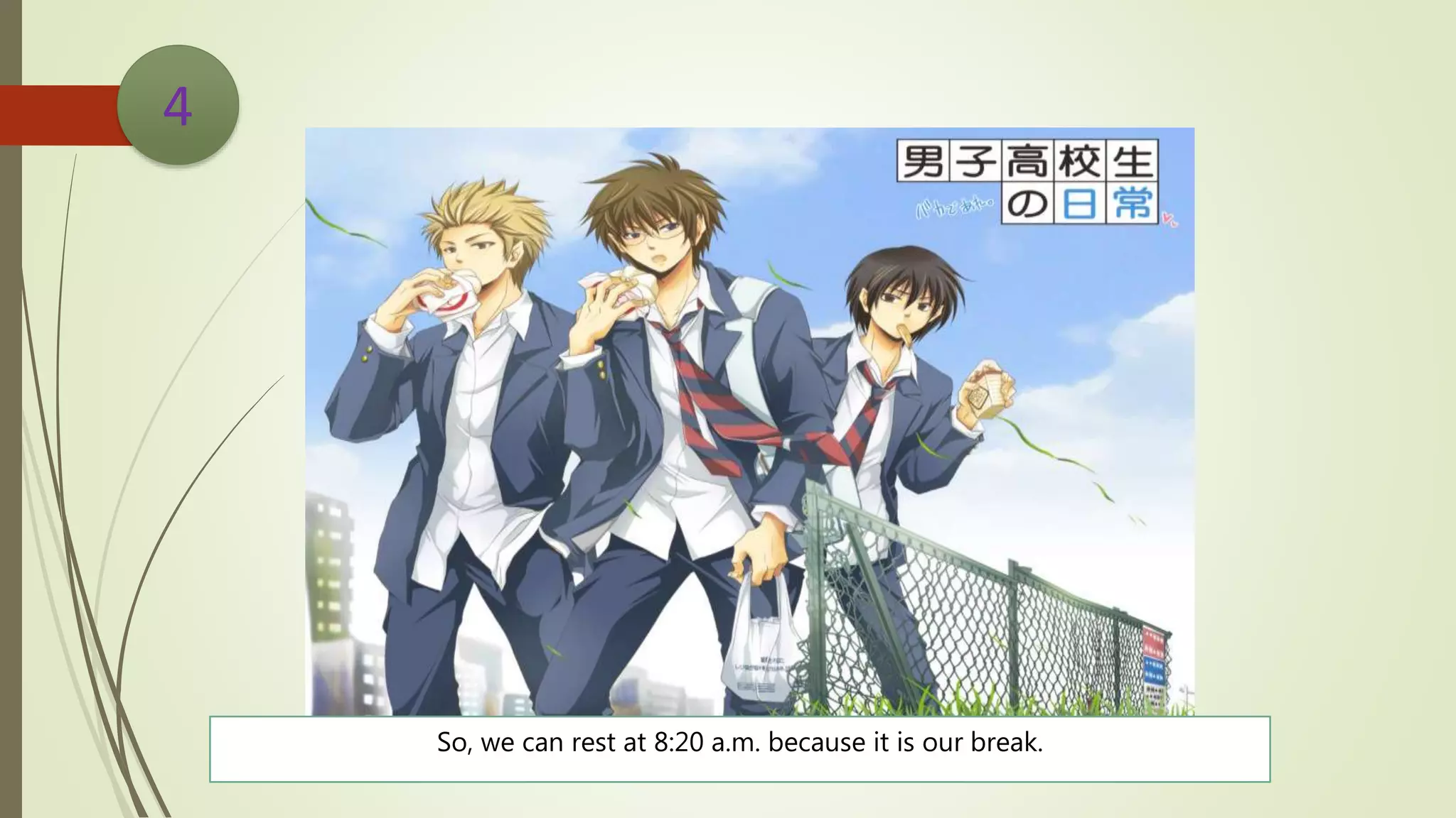 Anime Routine at High School | PPT