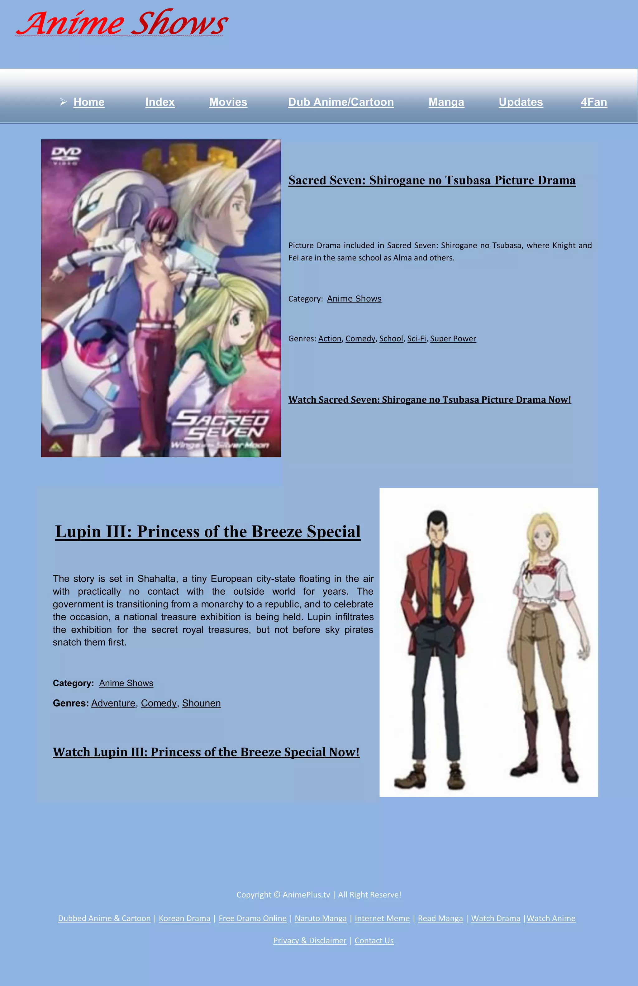 Anime Shows | PDF