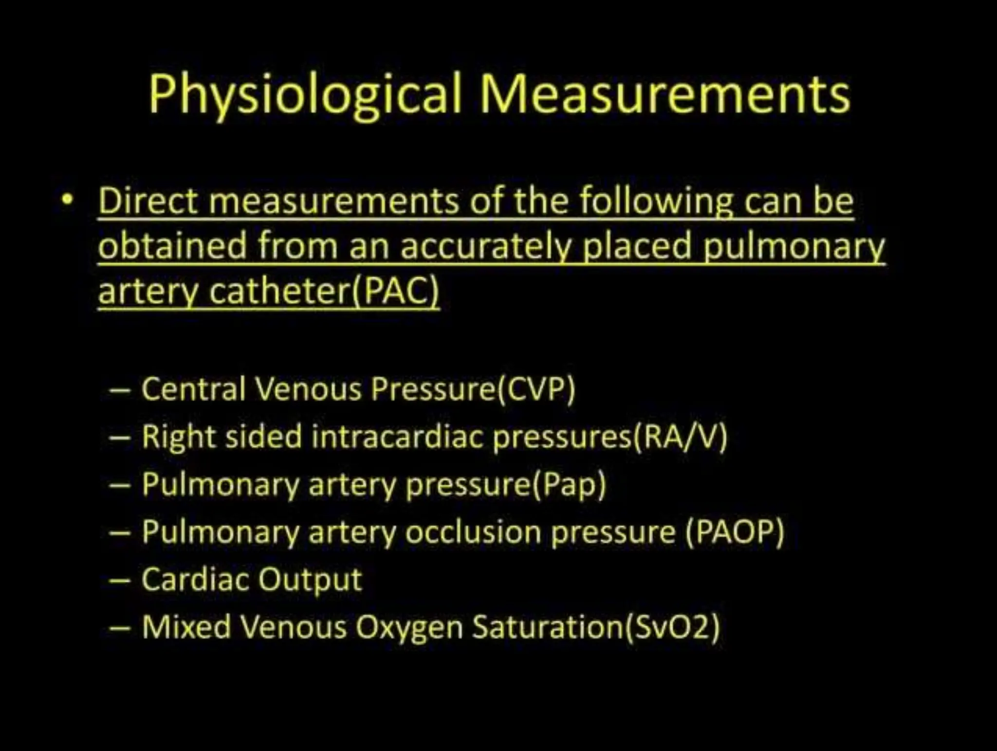 Pulmonary Artery Cathetrization by Dr. Animesh | PPT