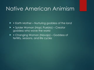 ANIMISM-TOPIC-PPT.about Goddess and God. | PPTX
