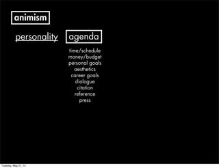 Animism:agenda | PPT