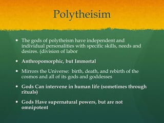 Animism and Polytheism | PPT