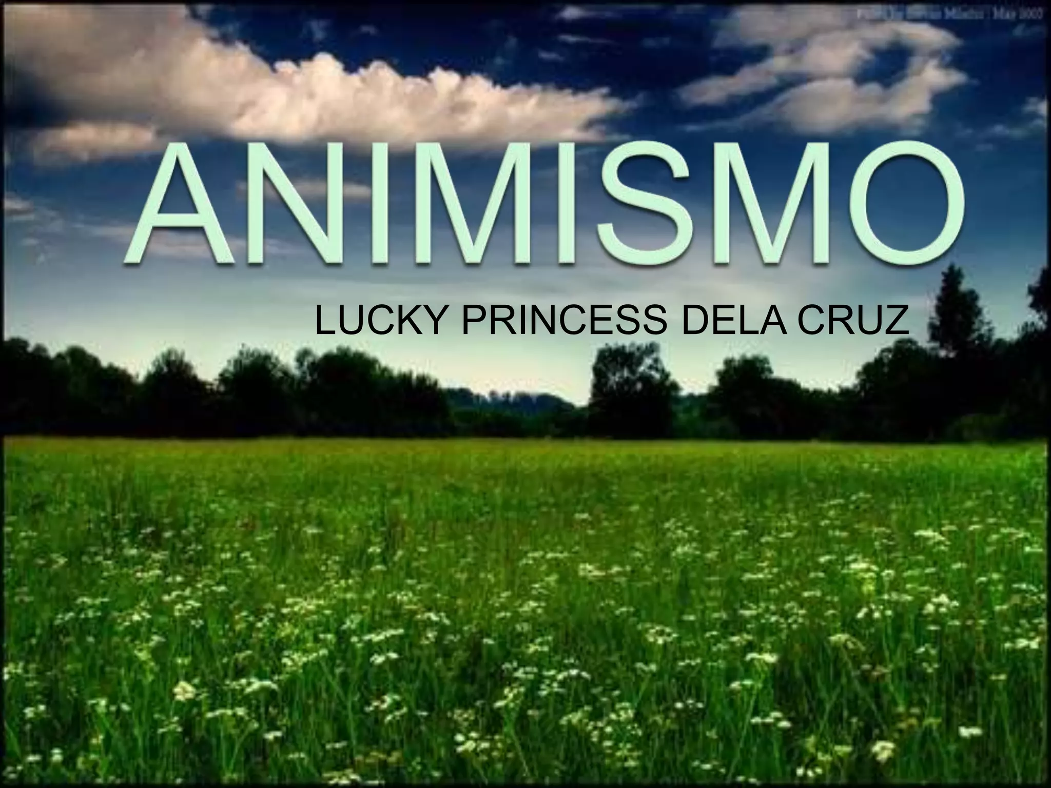 ANIMISMO | PPTX