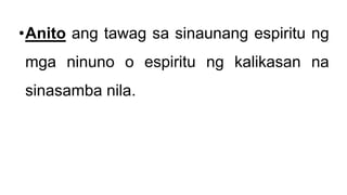 Animismo | PPTX