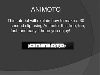 Animoto | PPTX