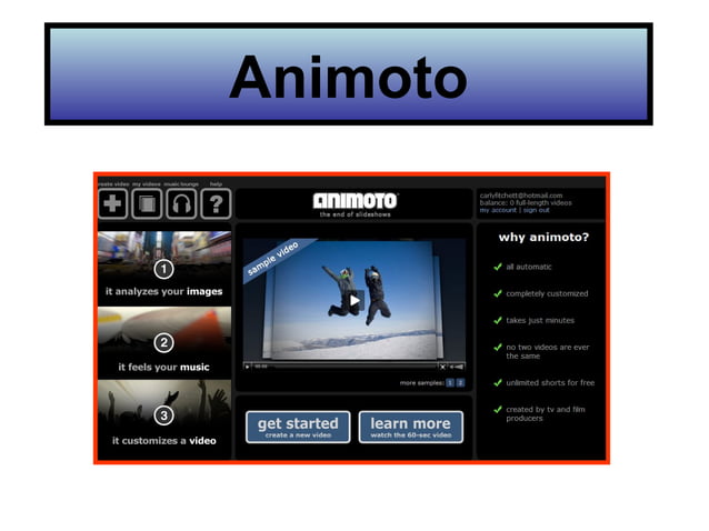 How to use Animoto | PPT | Music Video | Genres