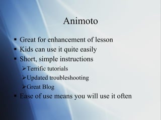 Animoto for everyone | PPT