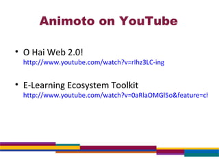 Animoto & Moblyng | PPT
