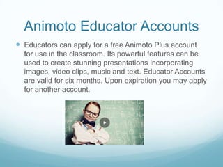 Animoto presentation | PPTX