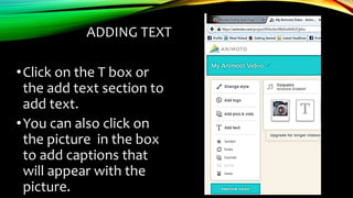 Animoto Tutorial | PPTX