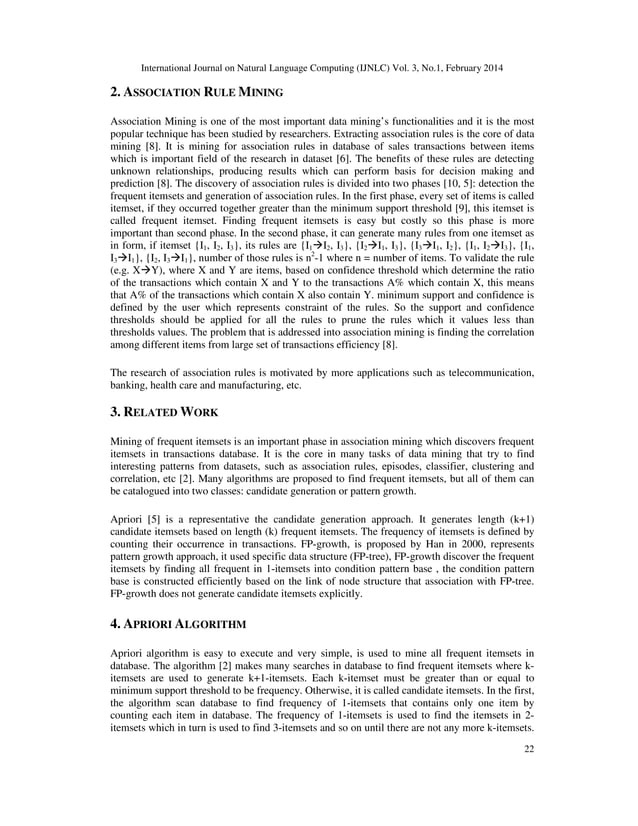 An Improved Apriori Algorithm For Association Rules Pdf