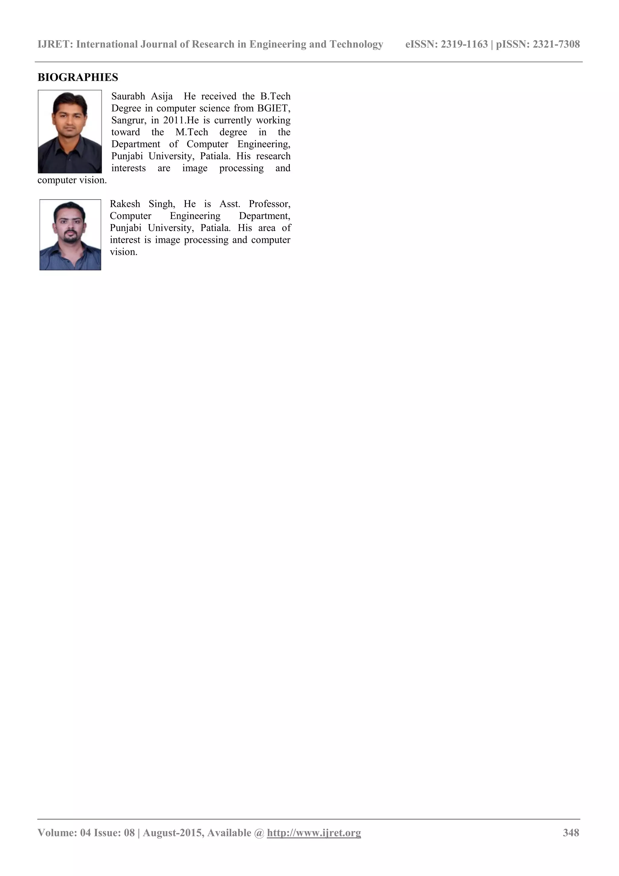 An improved double coding local binary pattern algorithm for face ... An improved double coding local binary pattern algorithm for face ...