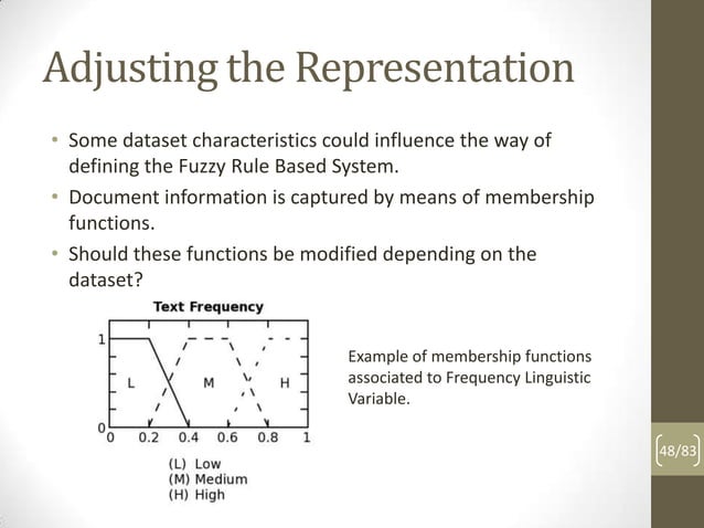 An improved fuzzy system for representing web pages in Clustering Tasks | PPTX
