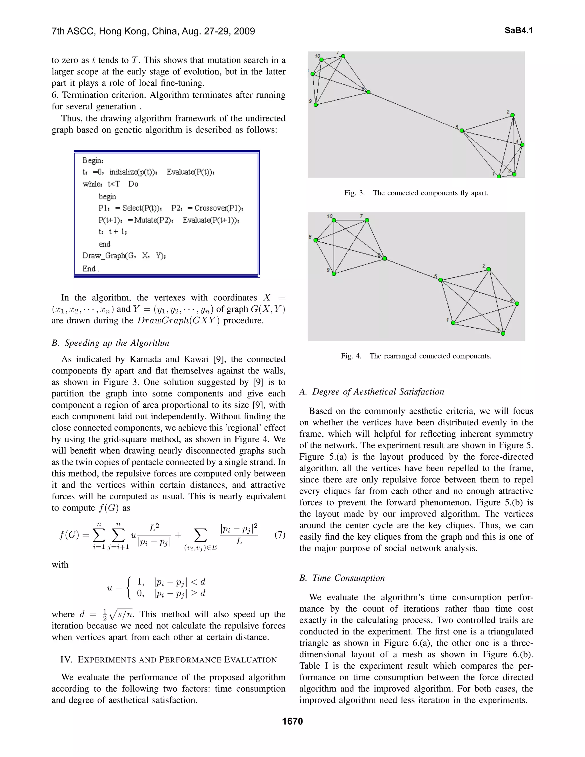 An improved graph drawing algorithm for email networks | PDF