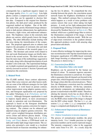 An Improved Method for Reconstruction and Enhancing Dark Images | PDF