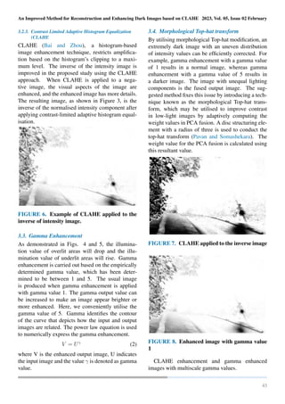 An Improved Method for Reconstruction and Enhancing Dark Images | PDF