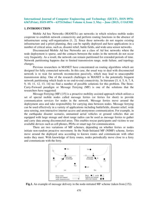 An improved node initiated message ferrying approach for data dissemina | PDF | Computer ...