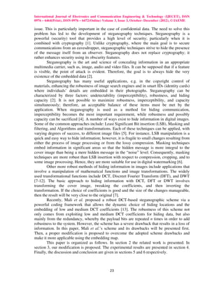 An improved robust and secured image steganographic scheme | PDF