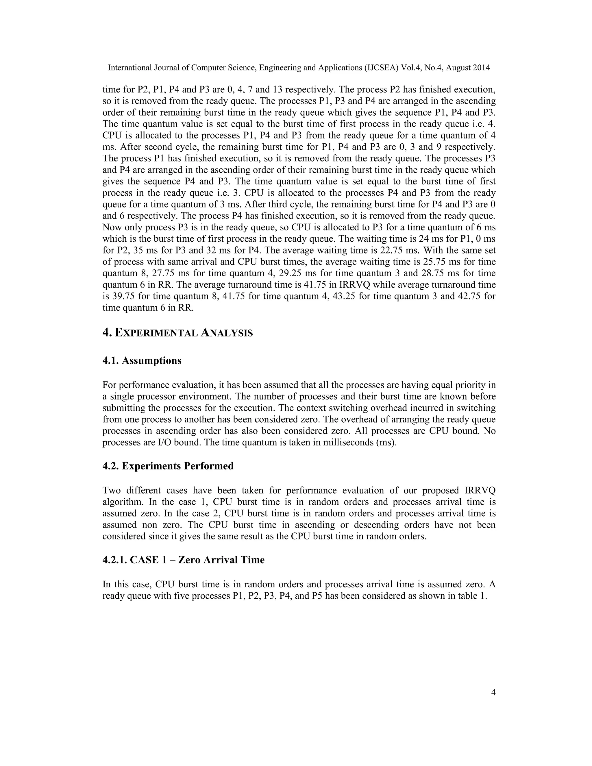 An improved round robin cpu scheduling | PDF