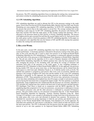 An improved round robin cpu scheduling | PDF