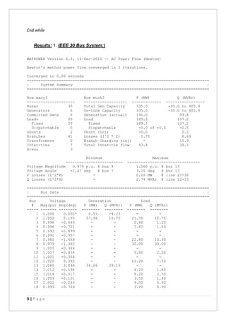 Simulated Annealing for Optimal Power Flow (OPF) | PDF | Computer ...