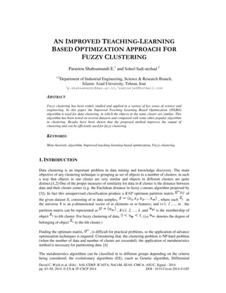 An improved teaching learning | PDF