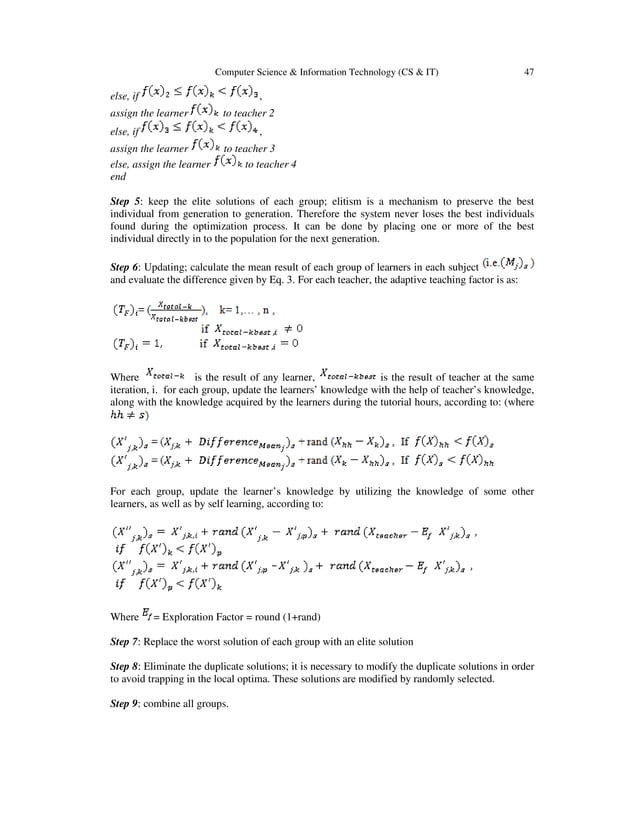 An improved teaching learning | PDF