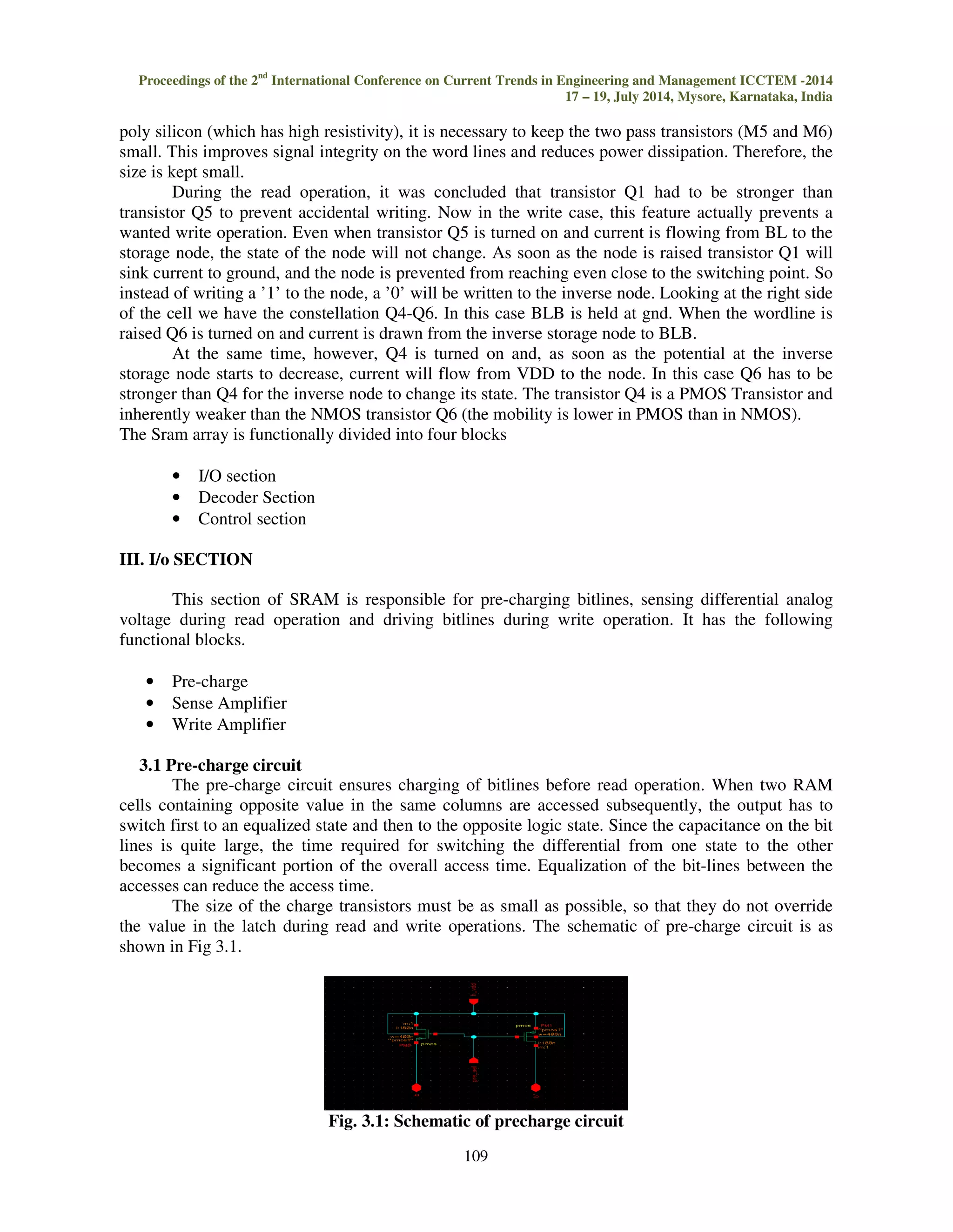 An improvised design implementation of sram | PDF