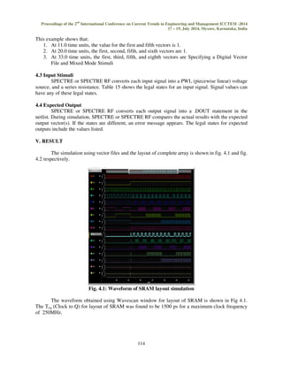 An improvised design implementation of sram | PDF