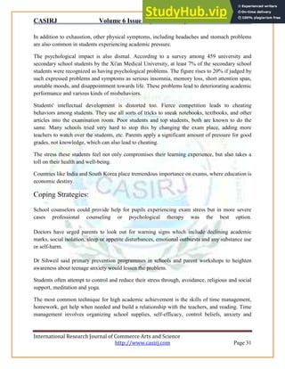 An In-Depth Analysis Of Signs And Consequences Of Academic Stress On ...