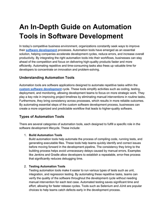 An In-Depth Guide on Automation Tools in Software Development.pdf