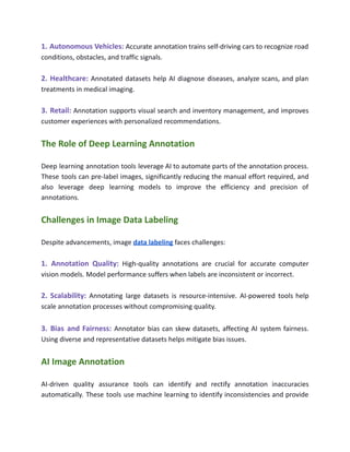 An In-Depth Look at Image Annotation Methods for Computer Vision | PDF