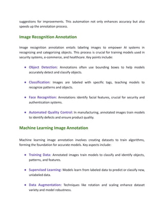 An In-Depth Look at Image Annotation Methods for Computer Vision | PDF